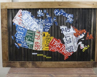 Canada license plate | Etsy