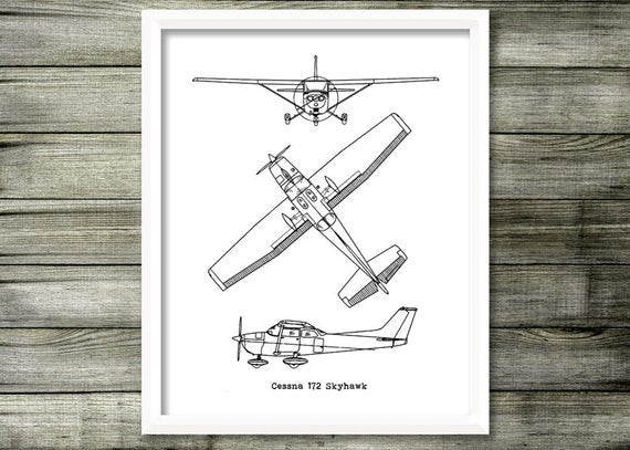 Cessna 172 Blueprint Cessna 172 Instant Download