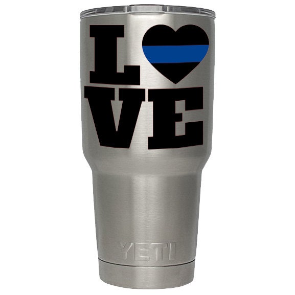 Love Police Decal For Yeti And Rtic Tumbler Colster And