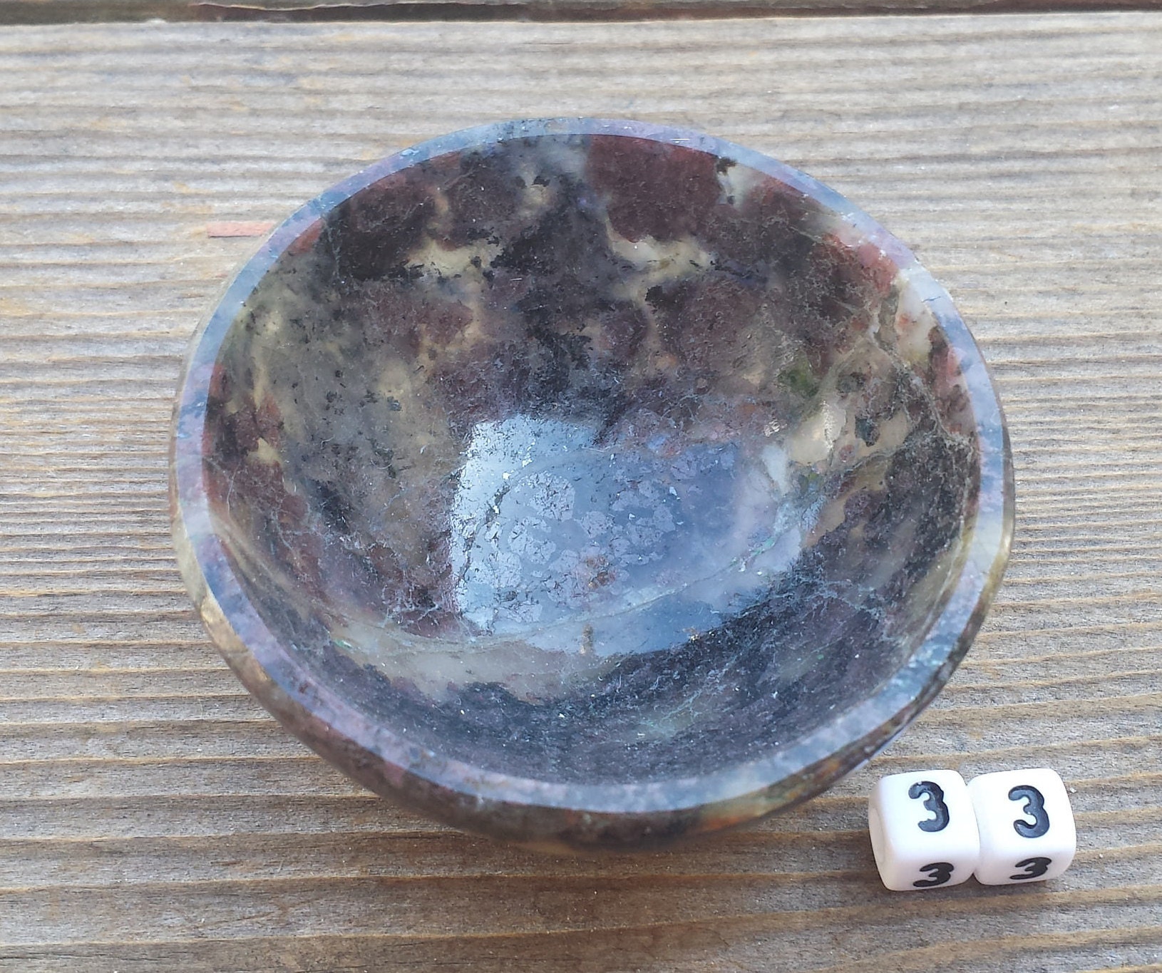RUBY MATRIX BOWL Ruby in Matrix Natural Stone Hand Carved
