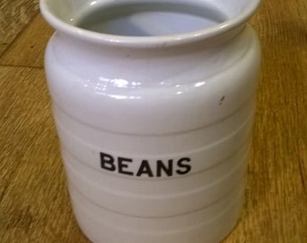 Ceramic bean pot | Etsy