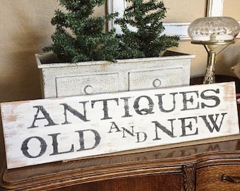 Antiques sign | Etsy