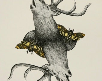 Hannibal stag | Etsy