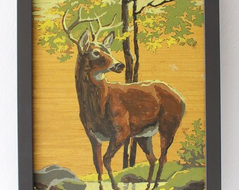 Paint by number deer | Etsy