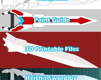 Voltron Prop Keith Galra Dagger for by BillythebrickCosplay