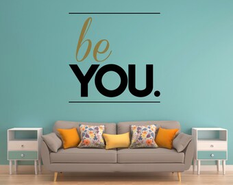 Positive wall decal | Etsy