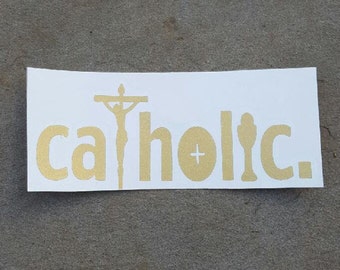 Catholic stickers | Etsy