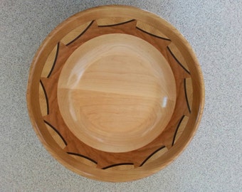 Unique segmented wood bowl related items | Etsy