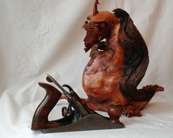 Dragon wood carving | Etsy