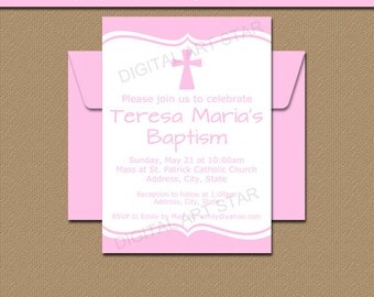 Cross invitation | Etsy