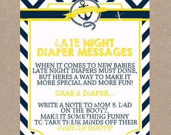 Diaper messages | Etsy