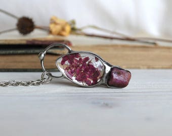 Real ruby necklace | Etsy