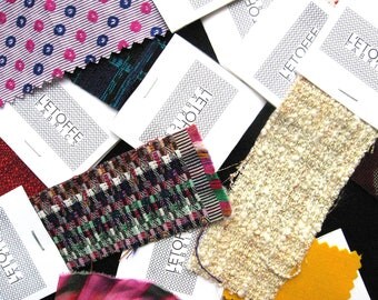 Silk fabric swatches | Etsy