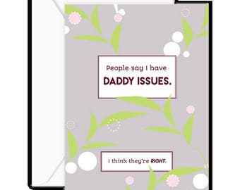Daddy issues | Etsy