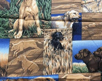 Hunting dog fabric | Etsy