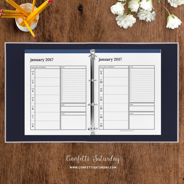 Printable Planners // First Day of School // by ConfettiSaturday