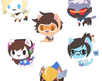 Overwatch sticker | Etsy