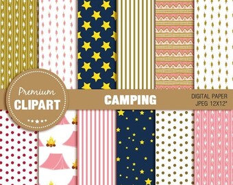 Camping tent clipart | Etsy