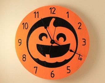 Halloween clock | Etsy