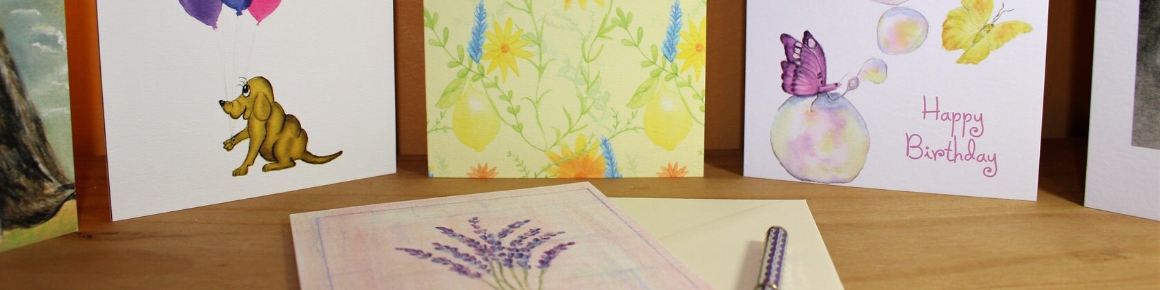 Hand Designed Greeting Cards and Artwork by CottageRts on Etsy