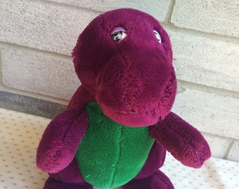 Barney plush | Etsy
