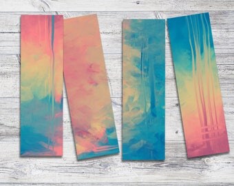 Abstract bookmark | Etsy