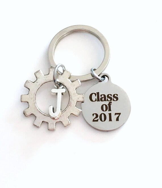 Mechanical Engineer Graduation KeyChain Class of 2017 2018