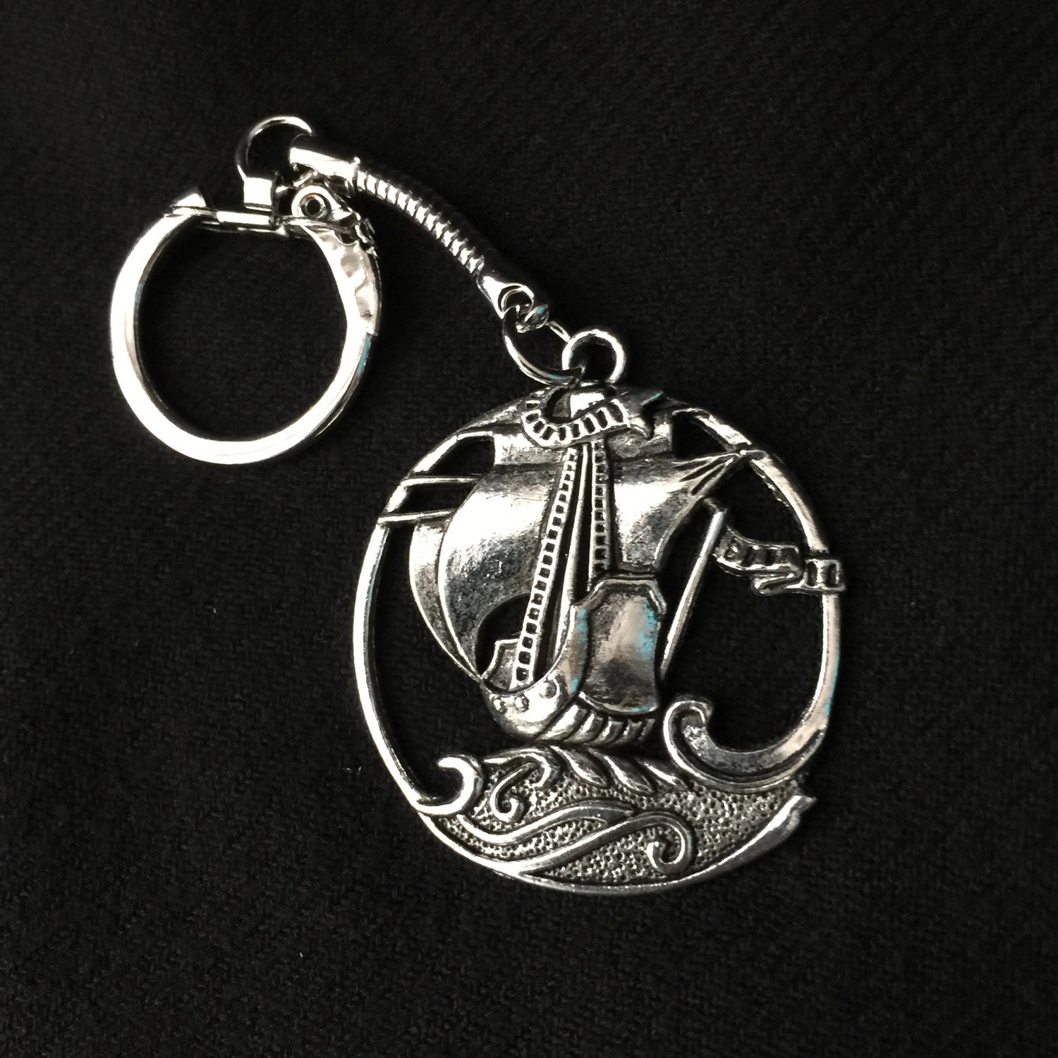 Pirate Ship Key Chain Pirates of the Caribbean Trinkets