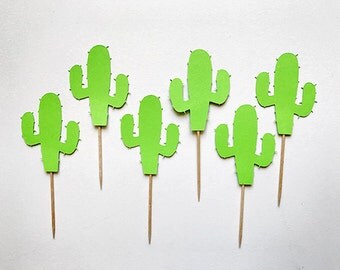 Cactus cake topper | Etsy