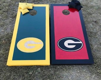 Nfl cornhole boards | Etsy