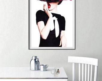 Vintage Magazine Art Etsy