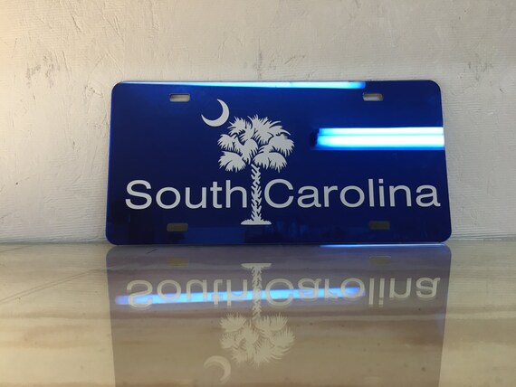 South Carolina Palmetto Tree License Plate