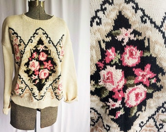 Motif sweater | Etsy