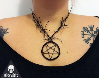 Satanic necklace | Etsy
