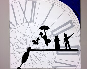 Peter pan clock | Etsy