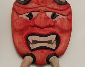 Oni mask | Etsy