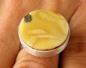 Baltic amber ring | Etsy