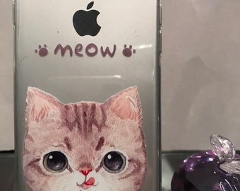 Cat cell phone case | Etsy