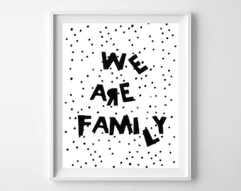 We are family | Etsy