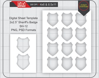 Sheriff badge | Etsy