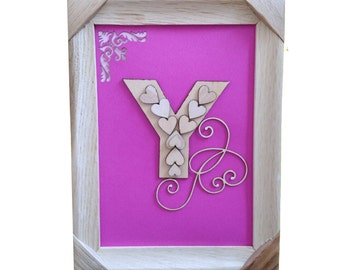 Framed letter | Etsy