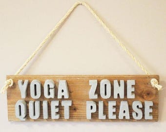 Yoga sign | Etsy