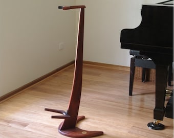 Wooden Cello Stand Cherry Maple Mahogany or Walnut