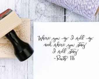 Bible verse stamp | Etsy