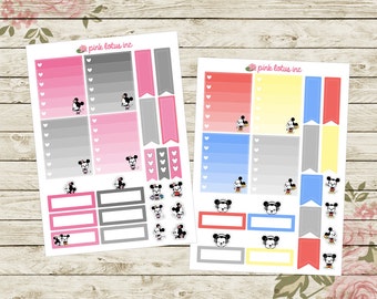 Minnie mouse labels | Etsy