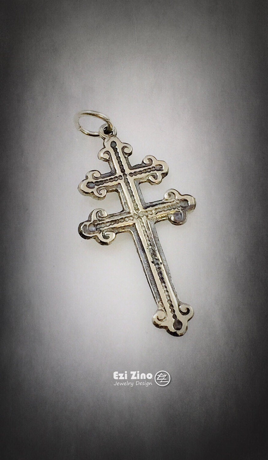 Cross Of Lorraine Magnum PI Team pendant Sterling Silver