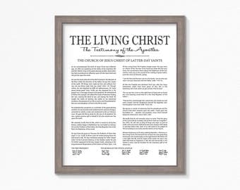 LDS The Living Christ and Family Proclamation Printable-Choose