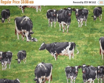 Cow print fabric | Etsy