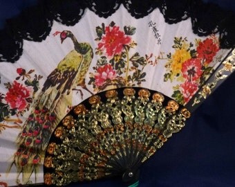 Lace hand fan | Etsy