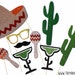 Cinco de Mayo Photo Booth Props Mexican Photobooth Props